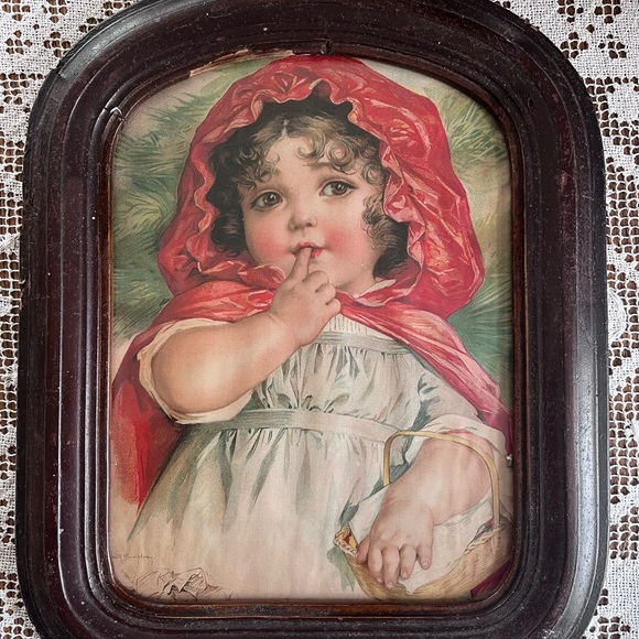 Bessie Pease Gutmann | Accents | Antique Betsy Pease Gutman Framed ...